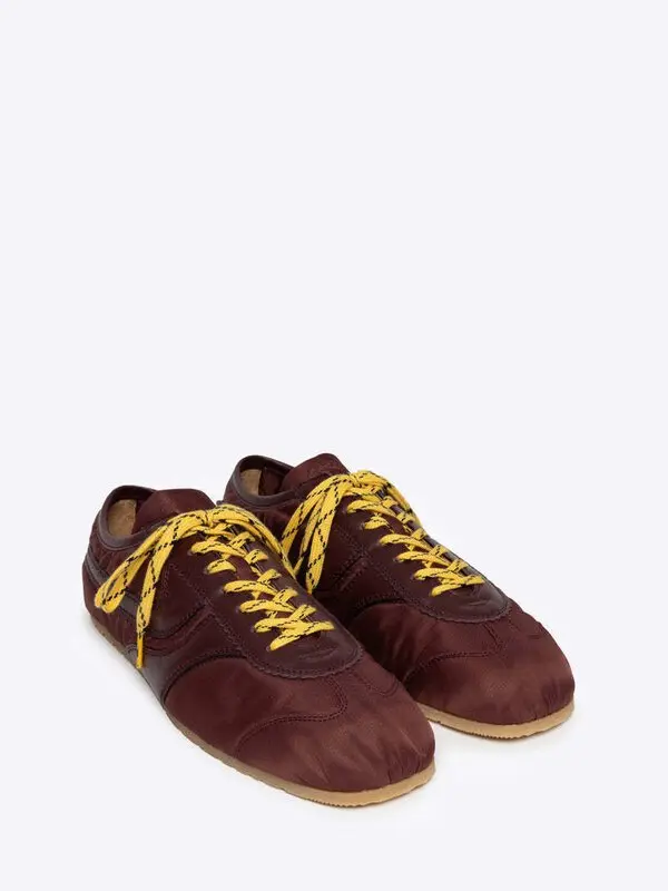 Dries Van Noten Panelled Lace-up Sneakers - Red