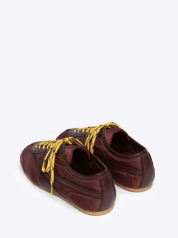 Dries Van Noten Panelled Lace-up Sneakers - Red