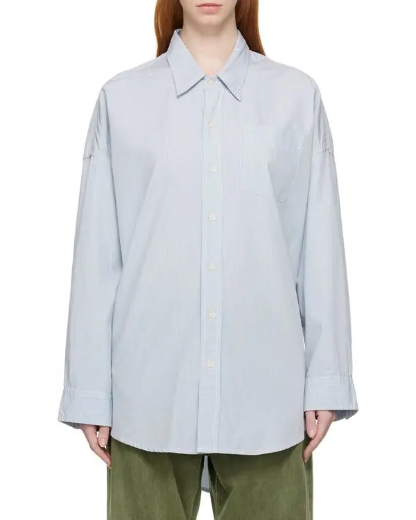 R13 Pinstripe Cotton Shirt