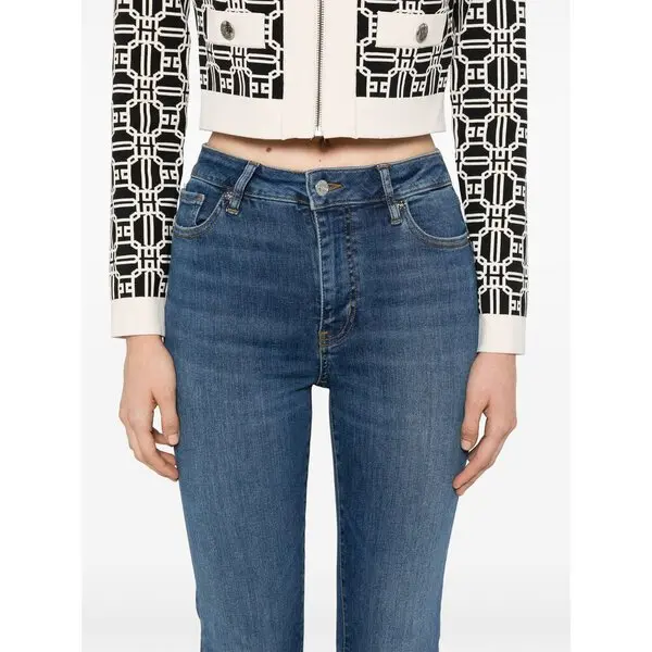 FRAME Le Crop Mini Boot Jeans - Blue