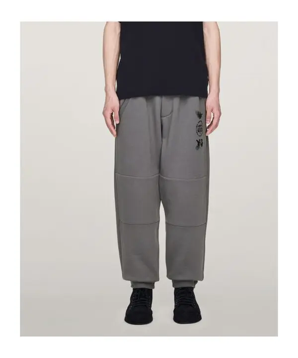 Y3 X Adidas Cuffed Track Pants - Granite