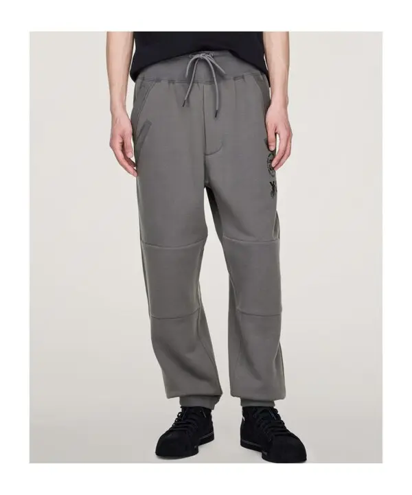 Y3 X Adidas Cuffed Track Pants - Granite