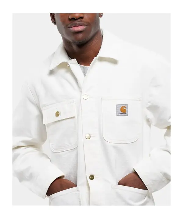 Carhartt Work In Progress Michigan Chore Coat - White