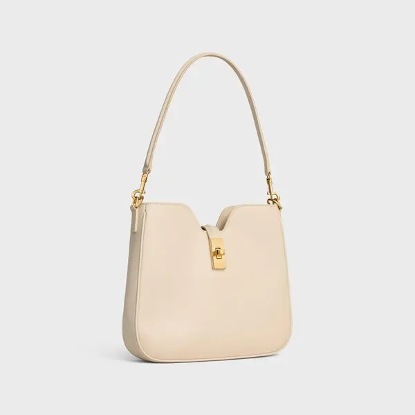 Celine Small Camille 16 Soft Bag In Smooth Calfskin - Cream
