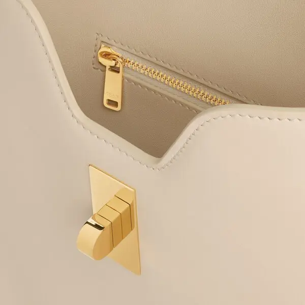 Celine Small Camille 16 Soft Bag In Smooth Calfskin - Cream