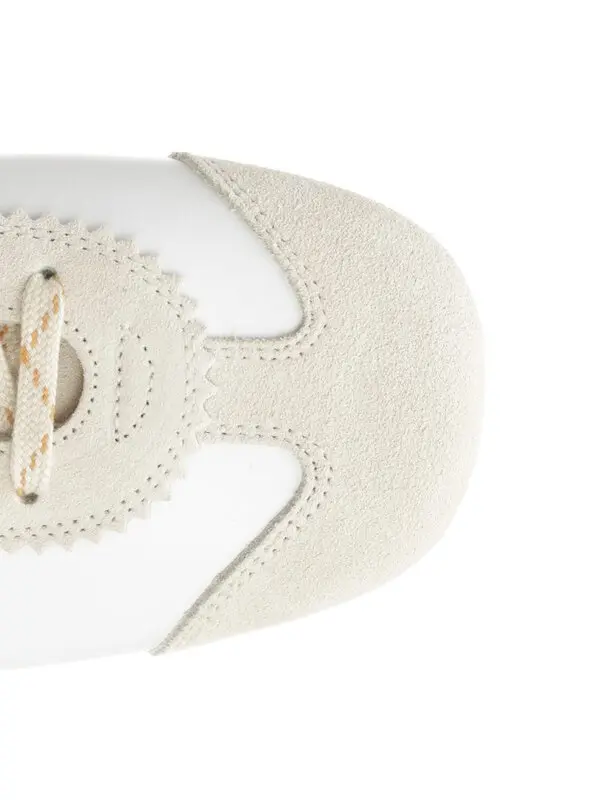 Dries Van Noten Leather And Suede Paneled Lace-up Sneakers - White