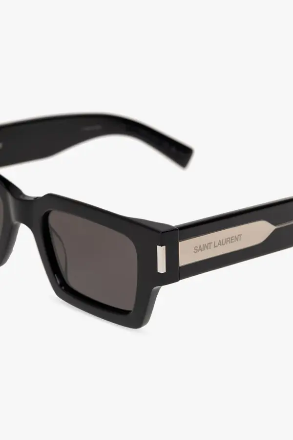 Saint Laurent Rectangular Frame Sunglasses - Gray