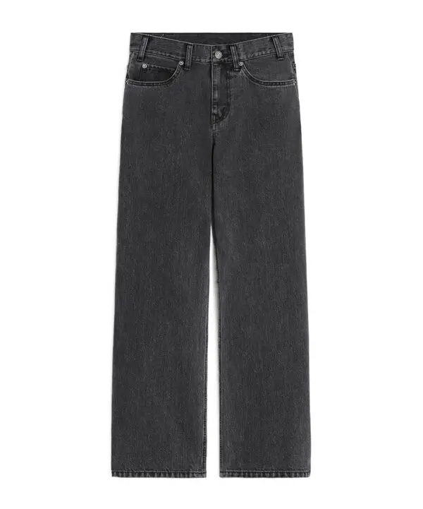 Celine Jolene Jeans In Cotton Denim - Black