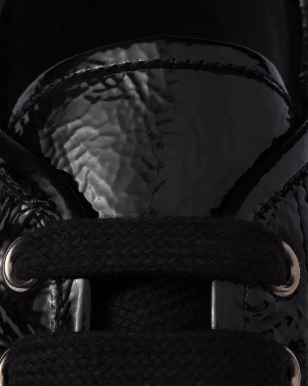 Prada Patent Leather Lace-up Sneakers