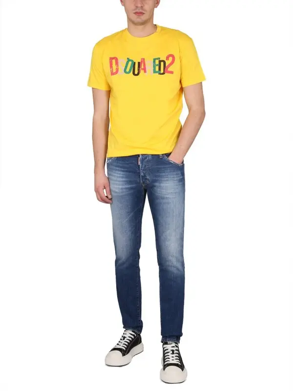Dsquared2 Logo Printed Crewneck T-shirt