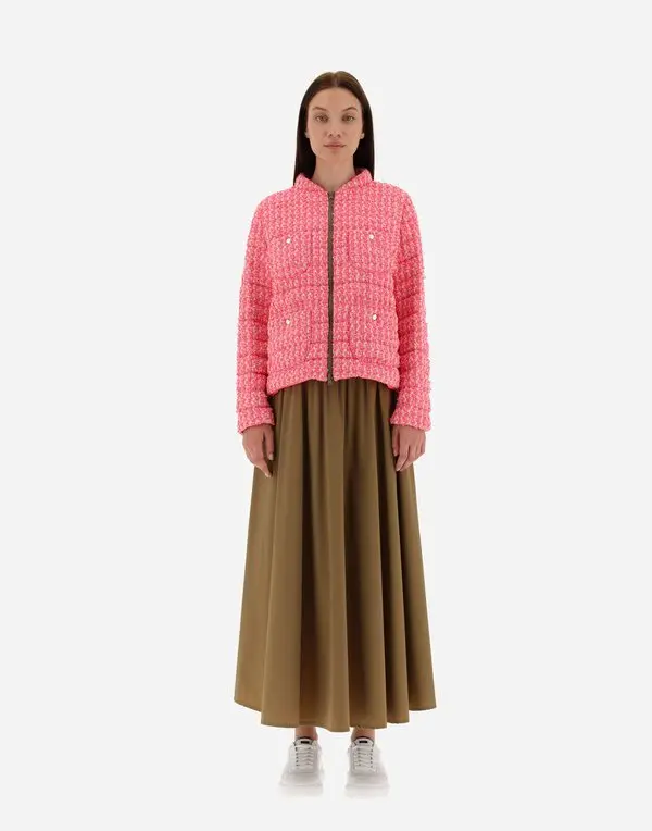 Herno Tweed Bomber Jacket
