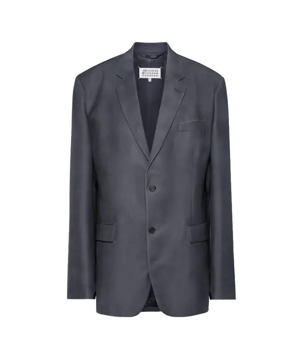 MAISON MARGIELA Single-breasted Blazer - Dark Avion