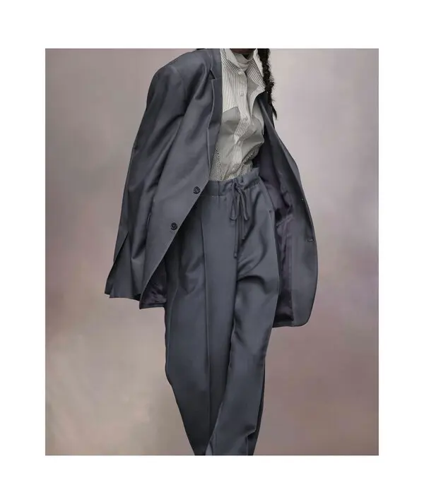 MAISON MARGIELA Single-breasted Blazer - Dark Avion