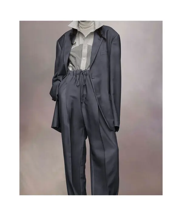 MAISON MARGIELA Single-breasted Blazer - Dark Avion