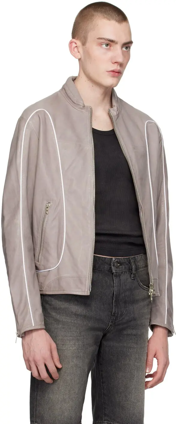 DIESEL® Leather Biker Jacket