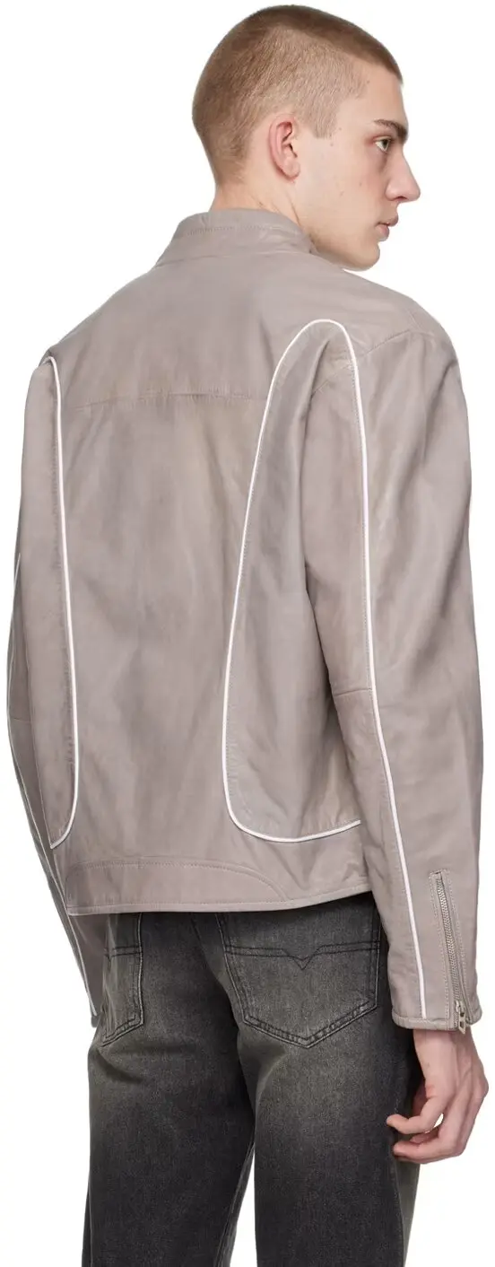 DIESEL® Leather Biker Jacket