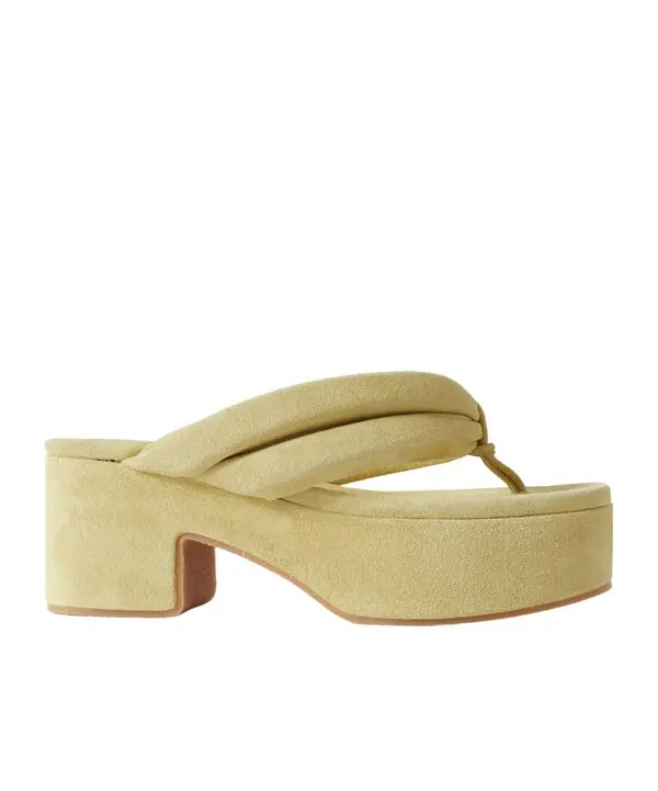 Dries Van Noten Platform High-heeled Sandals - Beige