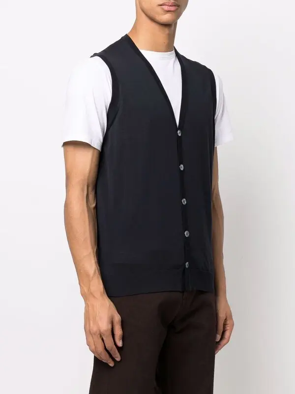 DRUMOHR Sleeveless Buttoned Waistcoat