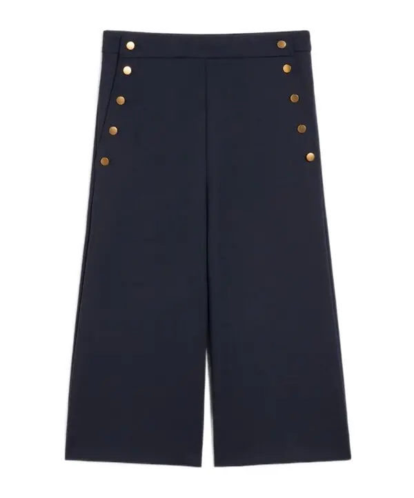 Max Mara Milan Jersey Bermuda Shorts - Ultramarine Blue