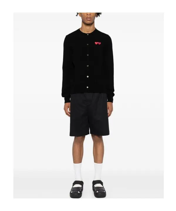 Play Comme Des Garcon Cardigan With Heart Applique