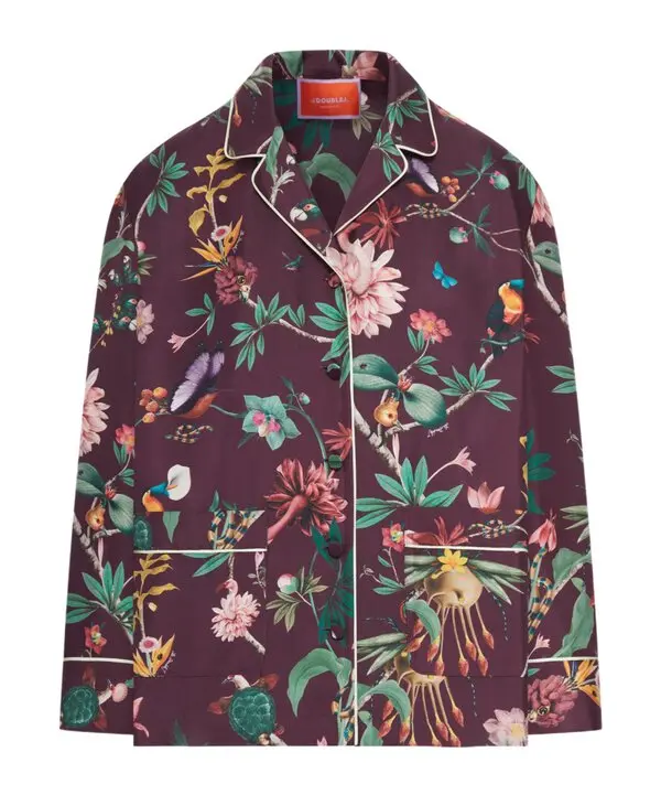 La DoubleJ Printed Long Sleeve Shirt - Brown
