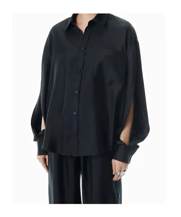 Alexander Wang Slashed Sleeve Shirt