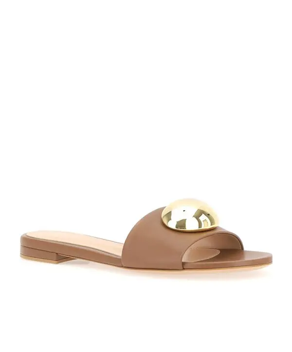 GIANVITO ROSSI Embellished Slip-on Slides