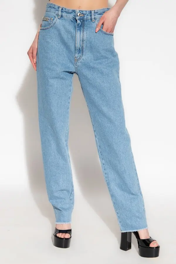 Gcds High-waist Straight-leg Jeans