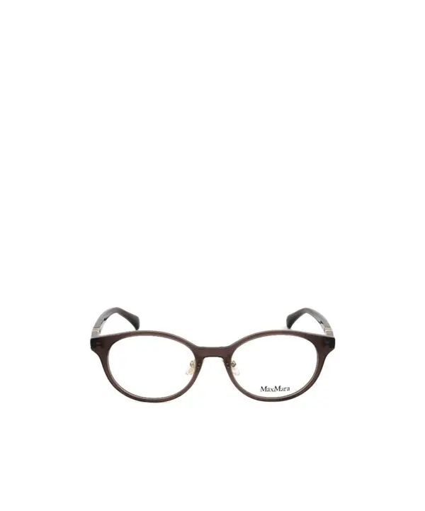 Max Mara Oval Frame Glasses - White