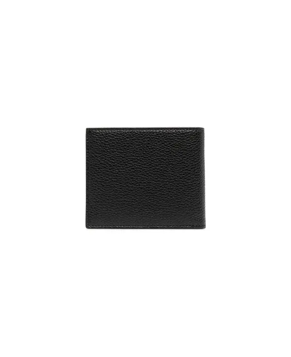 TOM FORD Logo Bifold Leather Wallet - Black