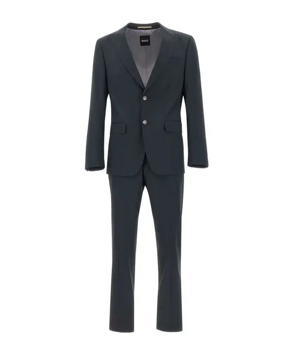 Hugo Boss Huge Slim Fit Suit - Black