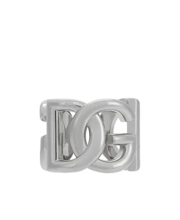 Dolce & Gabbana Dg Logo Ring - Gray