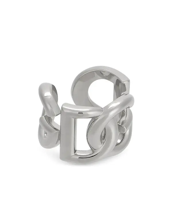 Dolce & Gabbana Dg Logo Ring - Gray