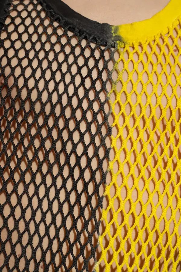 Dsquared2 Colour-block Mesh Tank Top