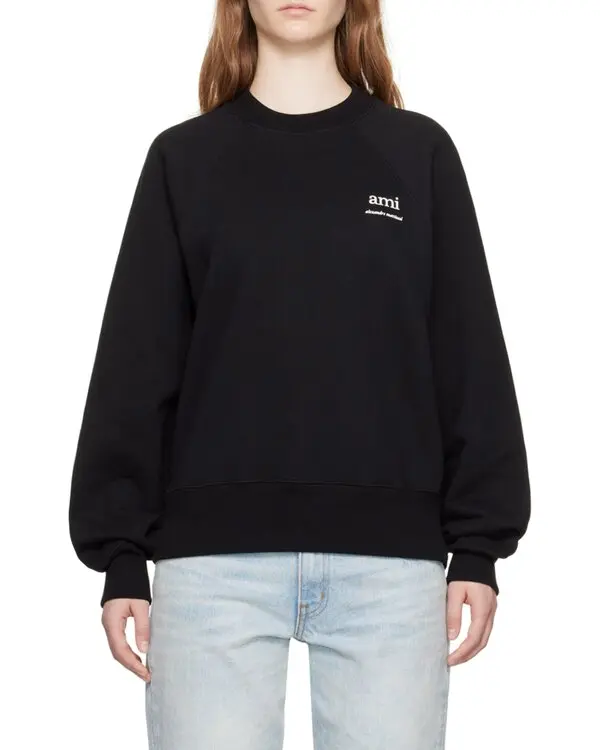 AMI Paris Logo Crewneck Sweatshirt