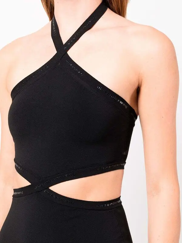 Alexander Wang Hanging Neck Hollow Dress