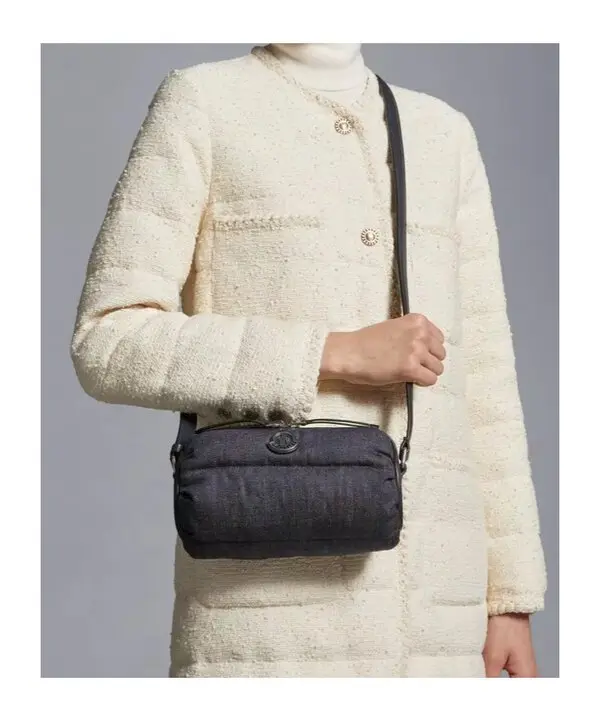 Moncler Keoni Denim Crossbody Bag