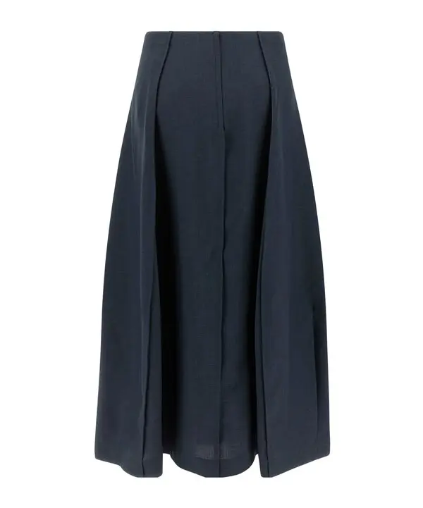 Theory Pleated Midi Skirt
