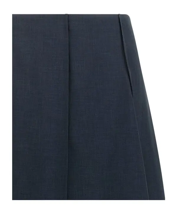 Theory Pleated Midi Skirt