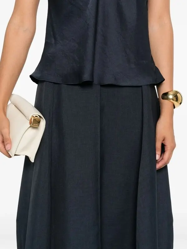 Theory Pleated Midi Skirt