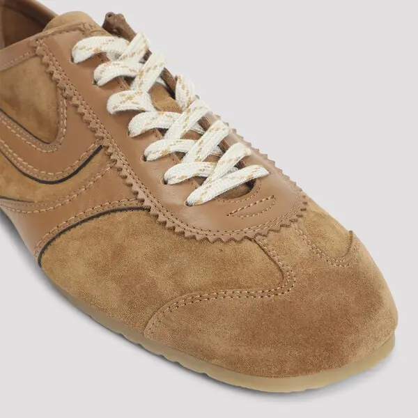 Dries Van Noten Suede Leather Sneakers - Brown