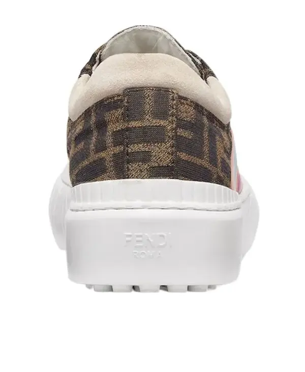 Fendi Ff Pattern Low-top Sneakers
