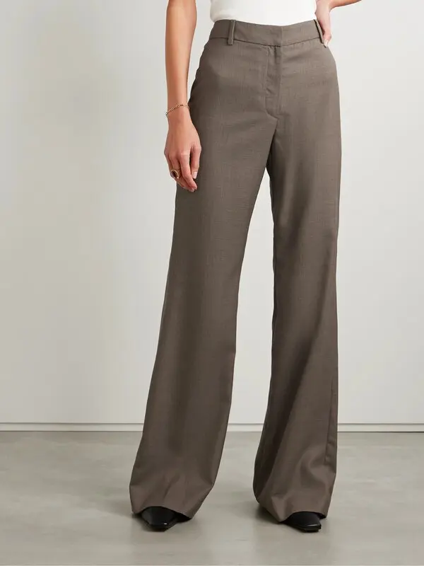 NILI LOTAN Effy Wide-leg Track Pants