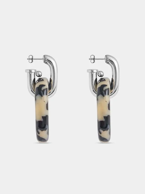 Rabanne Link Pattern Earrings