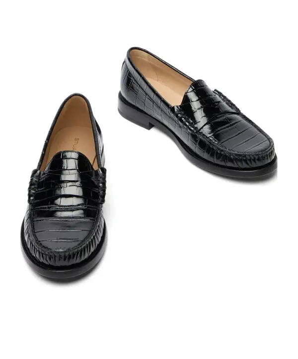 STUART WEITZMAN Lottie Loafer - Black