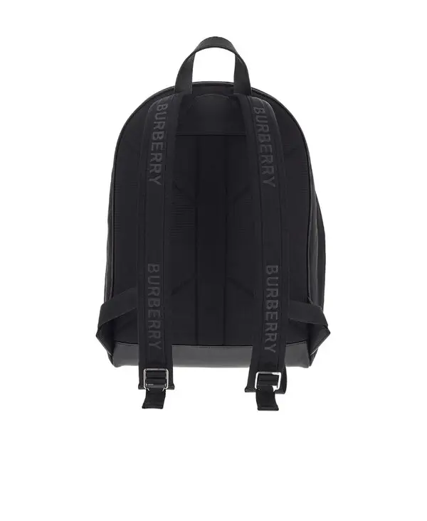Burberry Logo Printed Zip-up Backpack