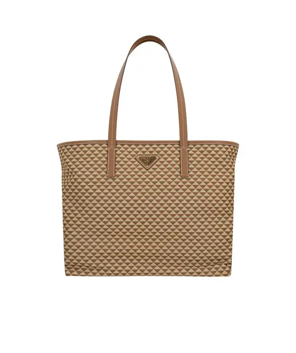 Prada Re-nylon Top Handle Bag - Caramel Color