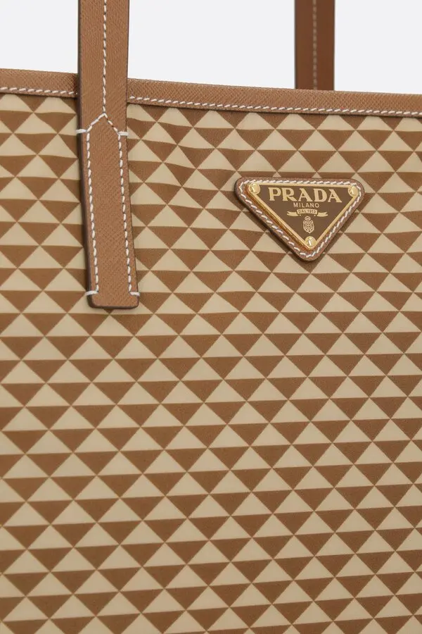 Prada Re-nylon Top Handle Bag - Caramel Color