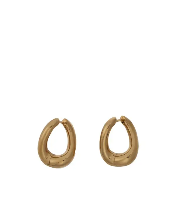 Tom Wood Twisted Loop Earrings - Yellow