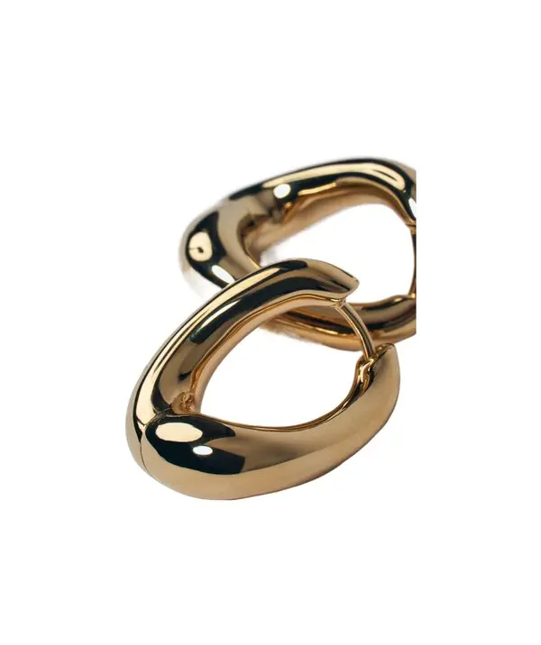 Tom Wood Twisted Loop Earrings - Yellow